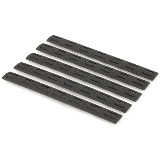 BCM KEYMOD RAIL PANEL KIT 5.5" 5-PACK BLACK - Gerbrand Defense, LLC