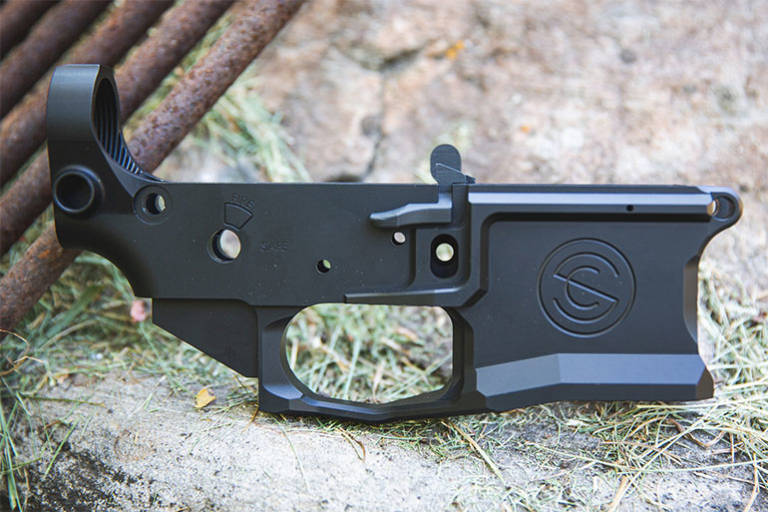 SILENCERCO SCO15 AR15 STRIPPED BILLET LOWER RECEIVER AMBI BOLT CATCH ...