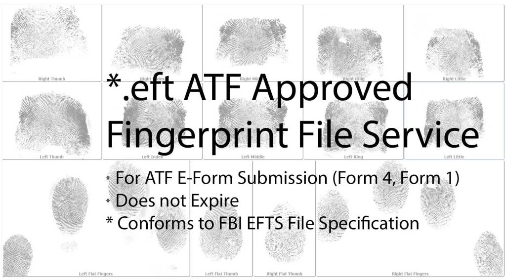 FORM 1 & 4 FINGERPRINT CARD DIGITAL EFT SERVICE - Gerbrand Defense, LLC