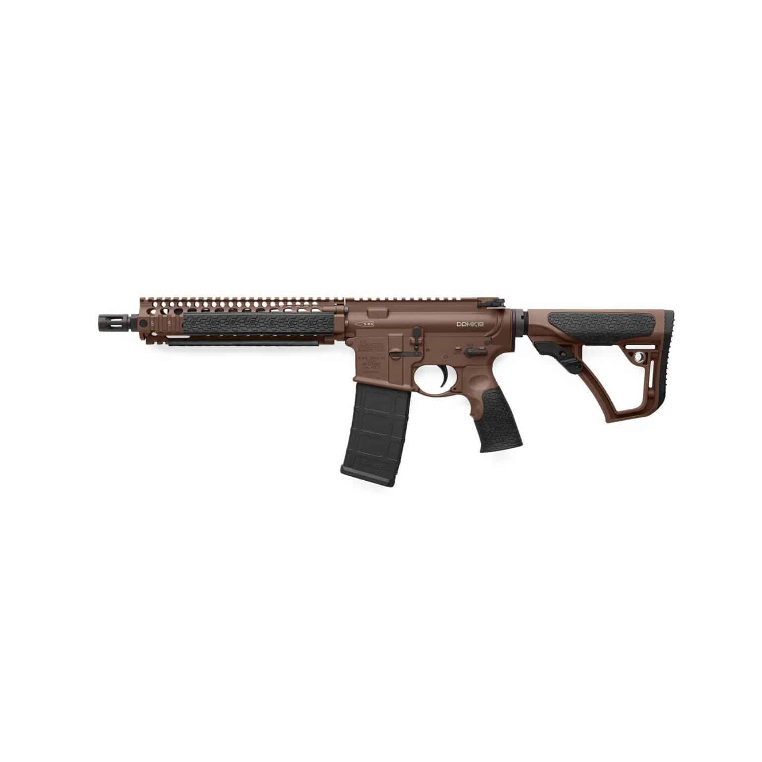 DANIEL DEFENSE DDM4 MK18 10.3" 5.56 1MAG SBR MIL SPEC+ BROWN - Gerbrand Defense, LLC