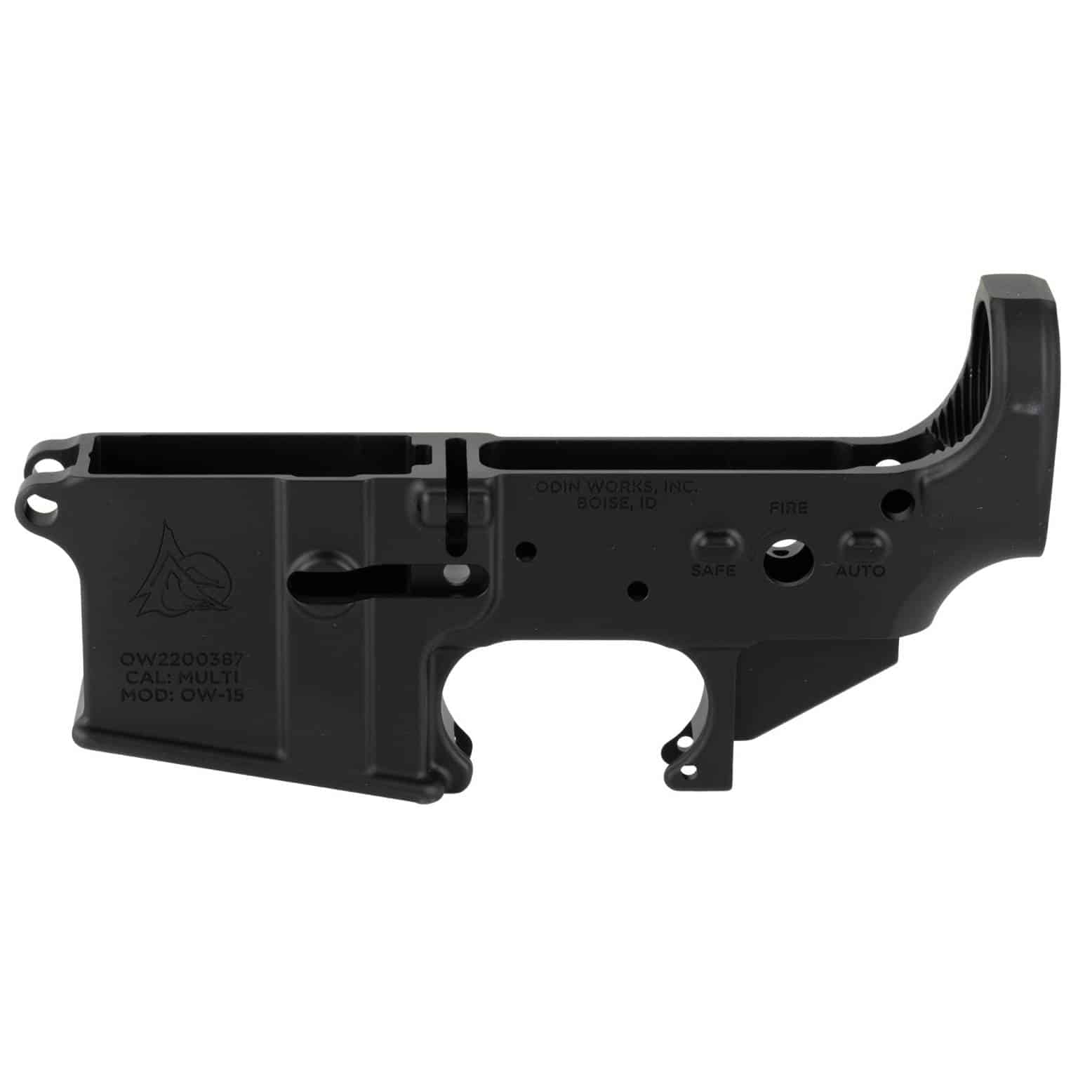ODIN WORKS OW-15 STRIPPED FORGED LOWER RECEIVER BLACK - Gerbrand ...