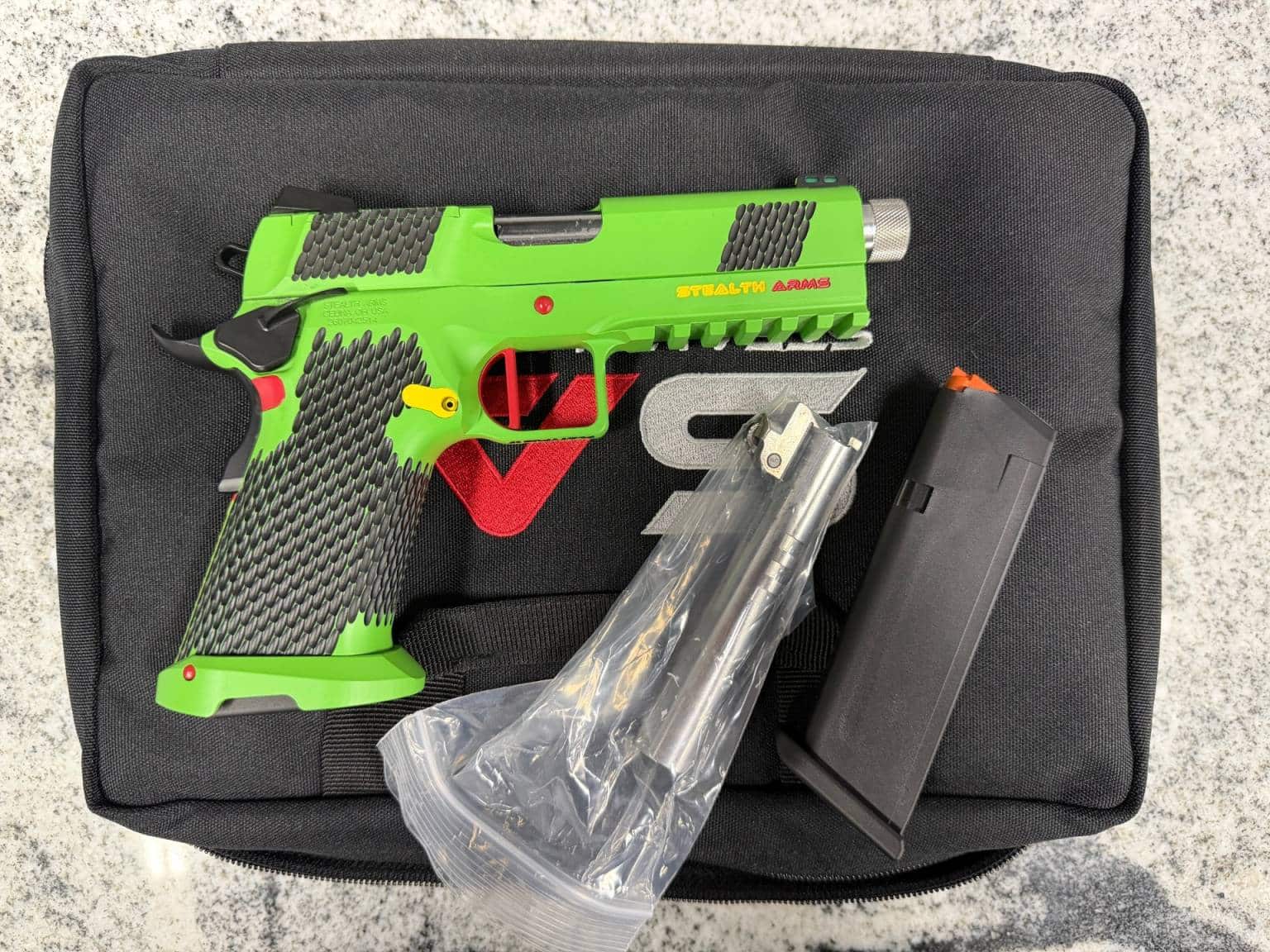 SEALTH ARMS PLATYPUS 17 COMMANDER 1911 4.75" W/ BULL BARREL 2-MAGS 17+1 ...